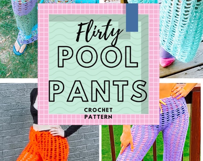 Sally Stripes Crochet Pants Pattern - Etsy Canada