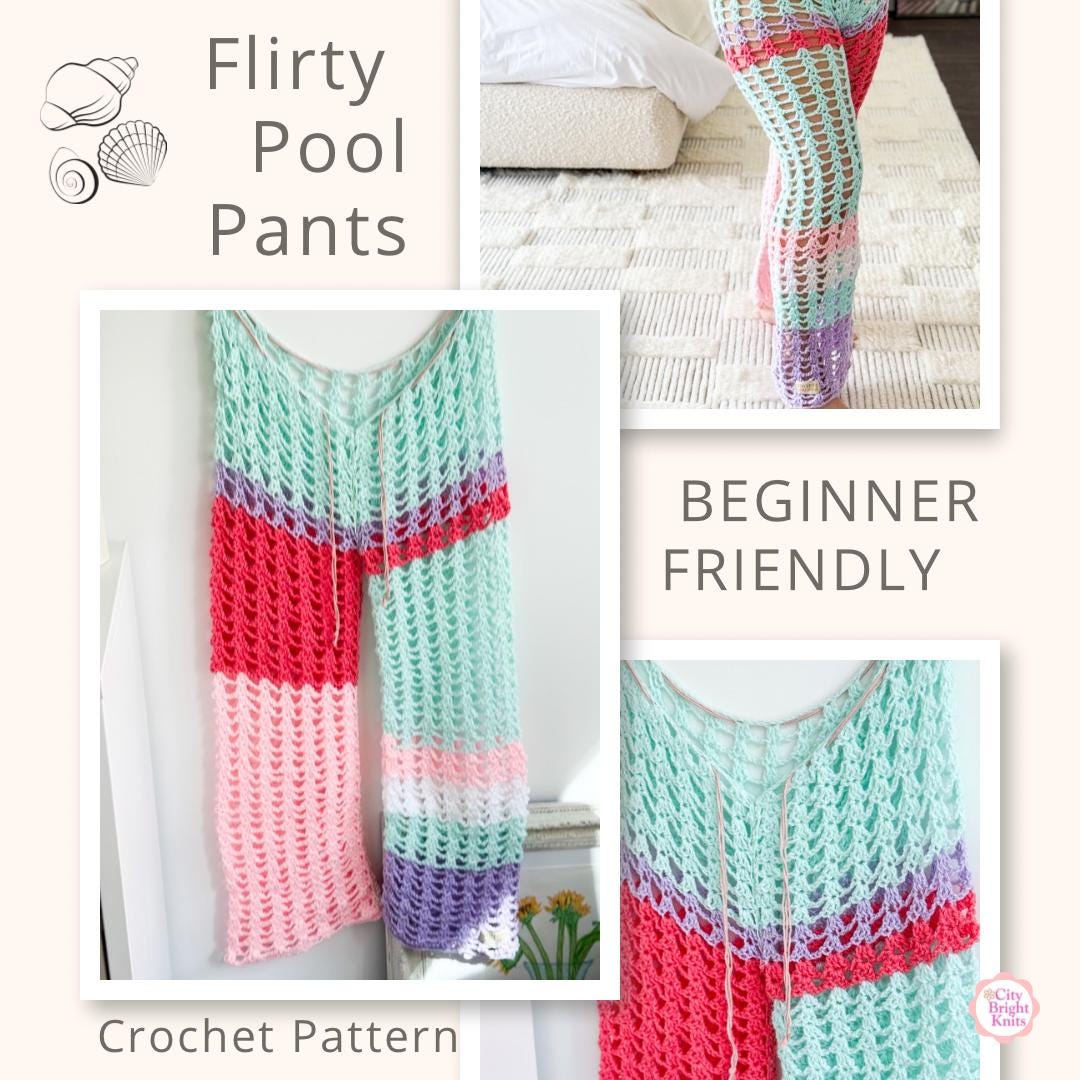 Best Seller Crochet Pants PDF Pattern, Women's Crochet Patterns, Easy ...