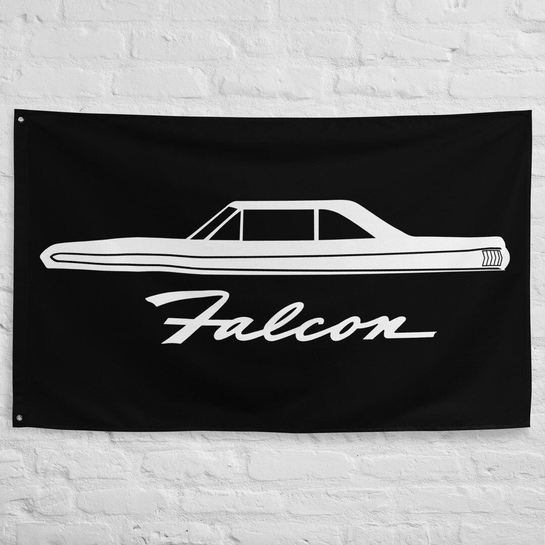 1964 Ford Falcon Banner - Wall Art | Vintage Garage Decor - Gifts - Etsy