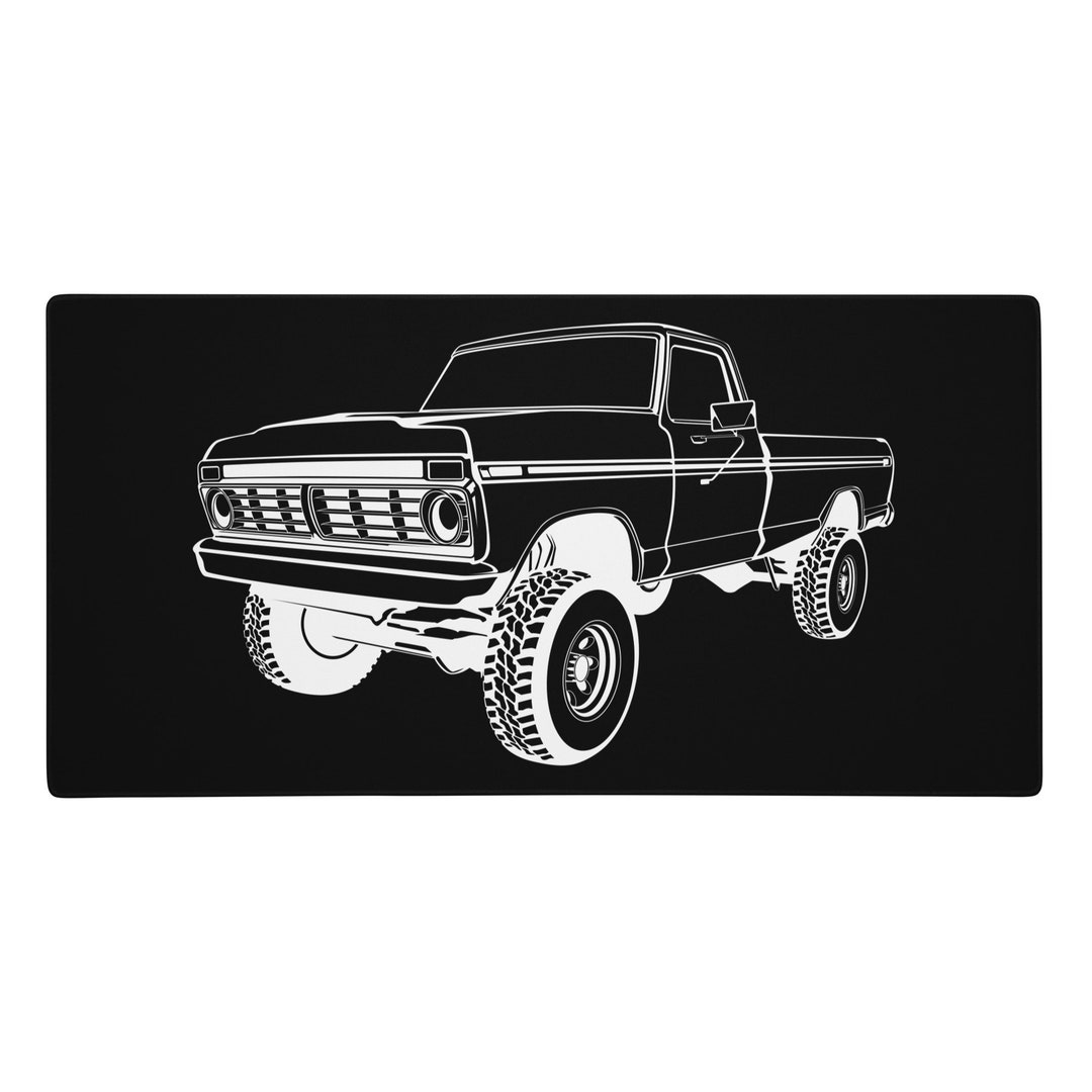 1977 Ford F250 Pickup Truck 77 Ford F250 Gaming Mouse Pad , Gift for ...