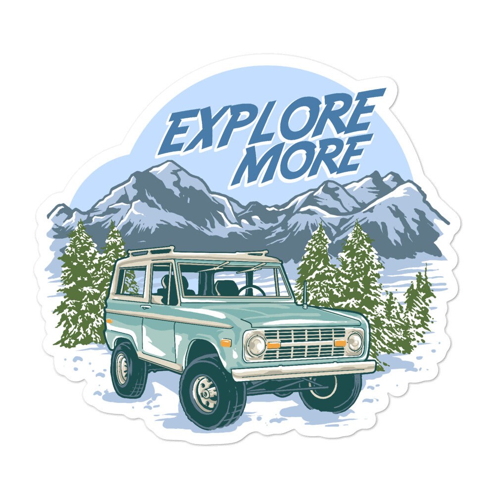 Explore More Ford Bronco Truck Bubble-free Stickers Gift for - Etsy