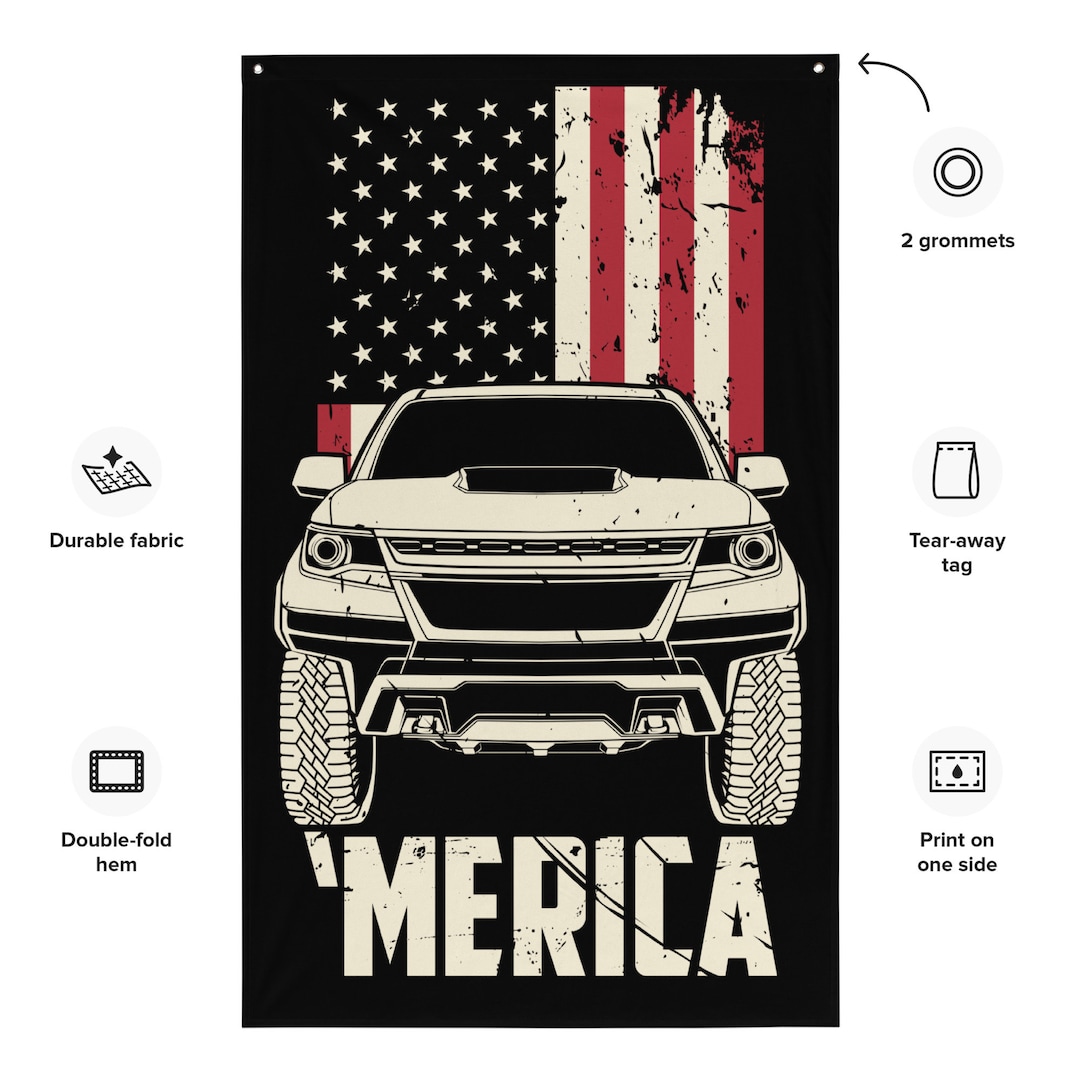 Chevrolet Colorado ZR2 - Colorado Pickup Truck Custom Flag 34 1/2 X 56 ...