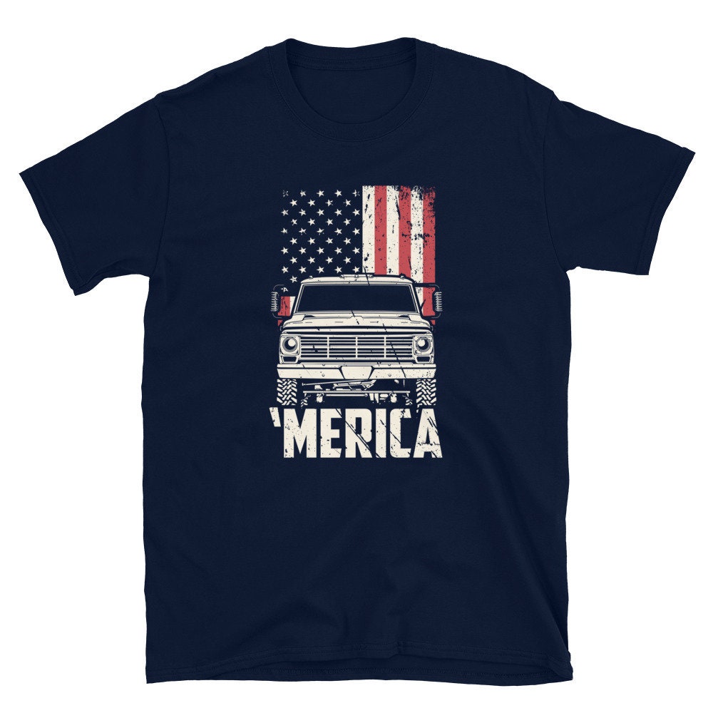 1970 Ford F250 High Boy Lifted Truck 'merica T-shirt 4x4 - Etsy