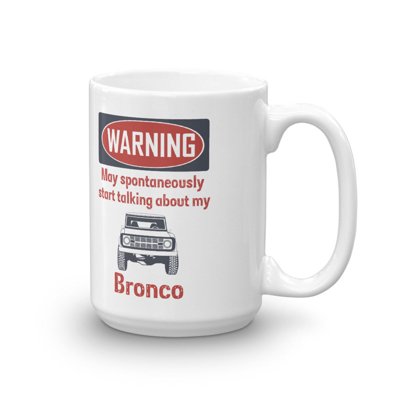 Classic Ford Bronco Coffee Mug Gift for Dad - Etsy New Zealand