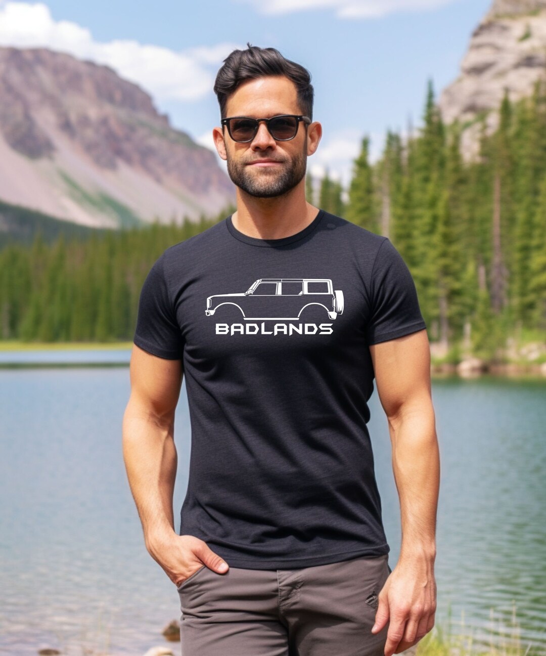 2021-23 Ford Bronco 4X4 Offroad Truck Badlands Short-sleeve Unisex T ...