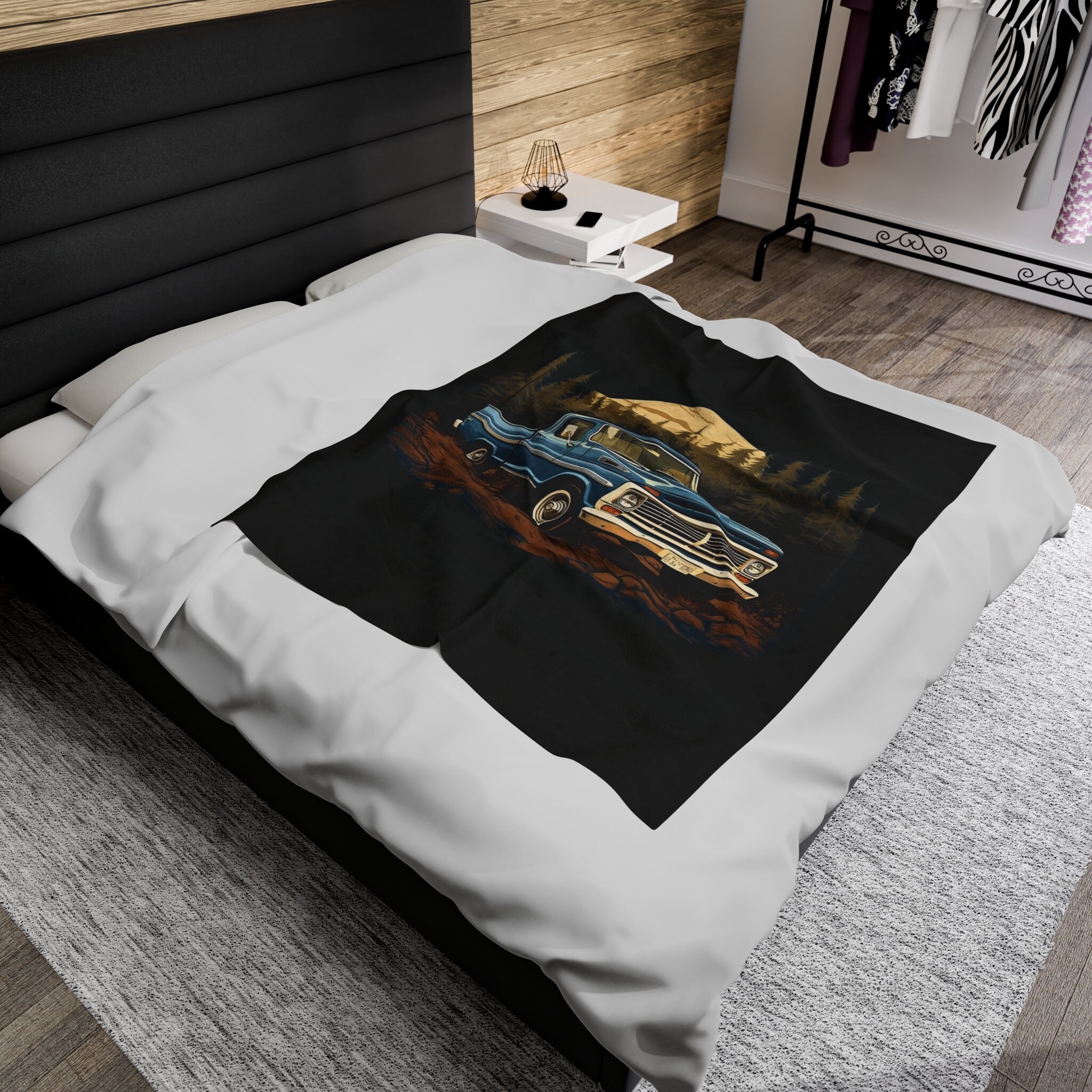1970 Ford F100 Pickup Truck Plush Velveteen Blanket - Etsy Australia