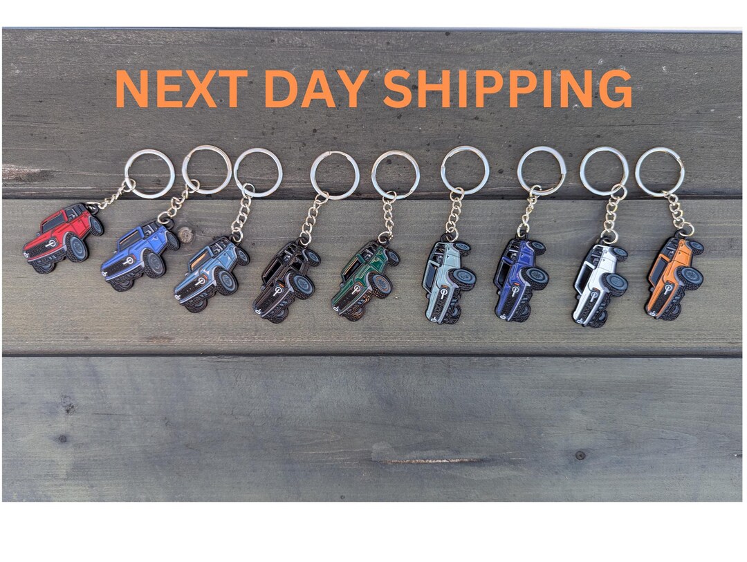 Bronco Truck Key Chain - Trendy Gift for Him, Ideal for Off-road ...