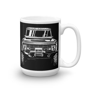 Vintage Bronco Coffee Mug 11oz-15oz, New Ford Bronco Coffee Mug, Gift ...