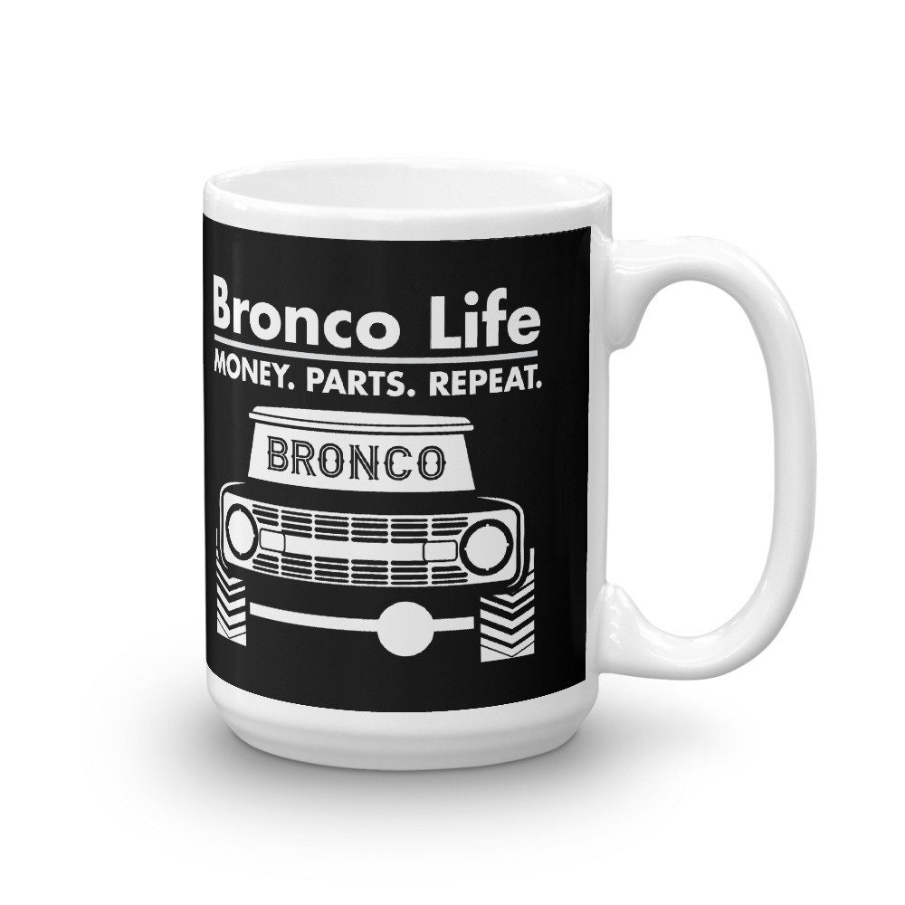 Ford Bronco Truck Life Mug, Father's Day Gift - Etsy