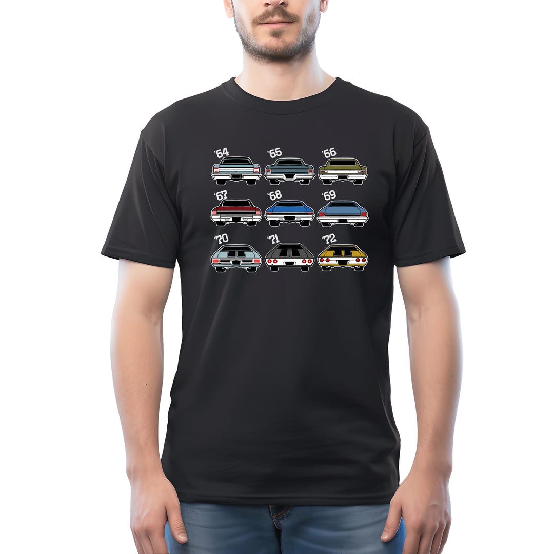 Vintage Chevelle Evolution T-shirt, Classic Muscle Car Shirt, Retro ...