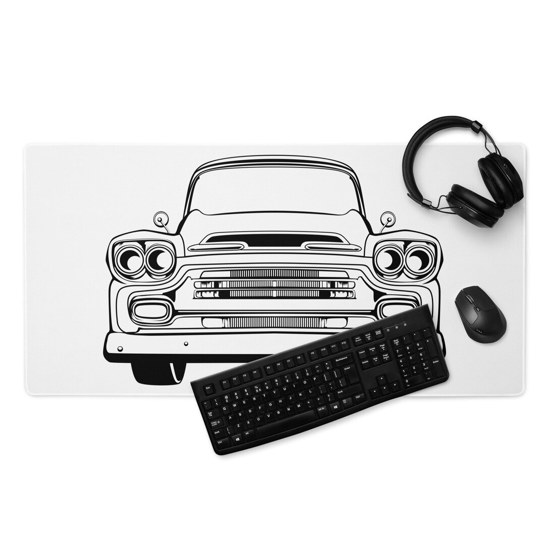 1959 Chevy Truck, Apache, Fleetside Gaming Mouse Pad, Gift for Dad ...