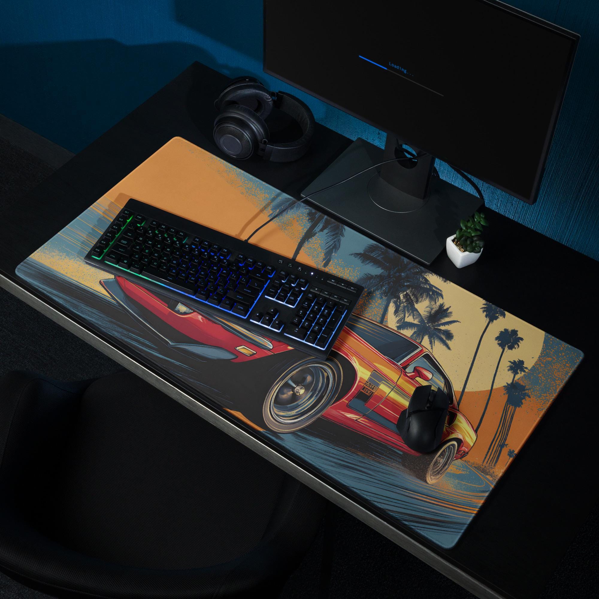 1969 Mustang Mach 1 Gaming Mouse Pad | Classic Ford Muscle Car Desk Mat ...