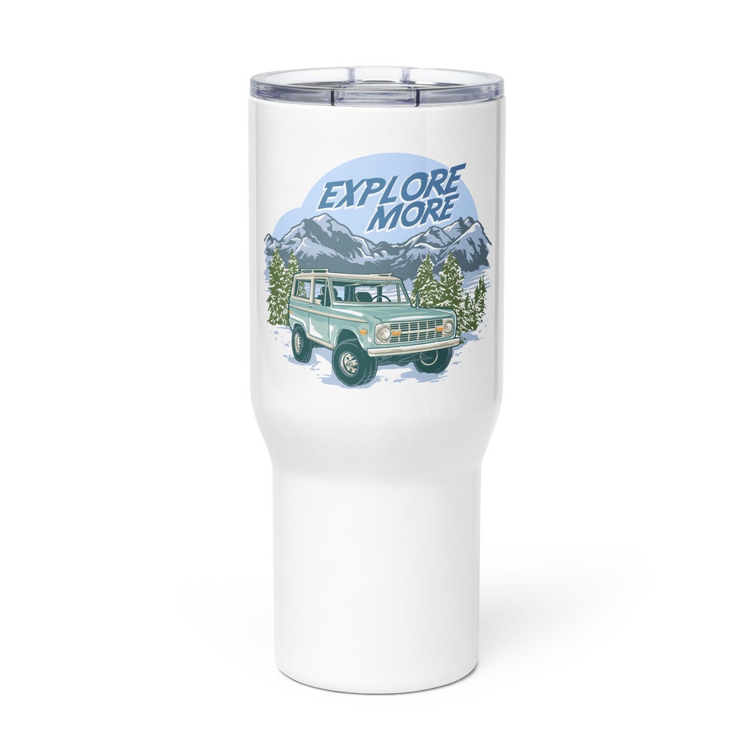 1966-74 Ford Bronco Travel Mug With a Handle, Bronco Truck Gift, Gift ...