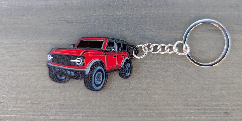 Bronco Truck Key Chain - Trendy Gift for Him, Ideal for Off-road ...