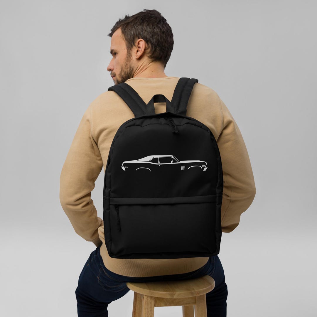 1970 Chevy Nova SS Custom Backpack, Personalized Bag, Lightweight ...