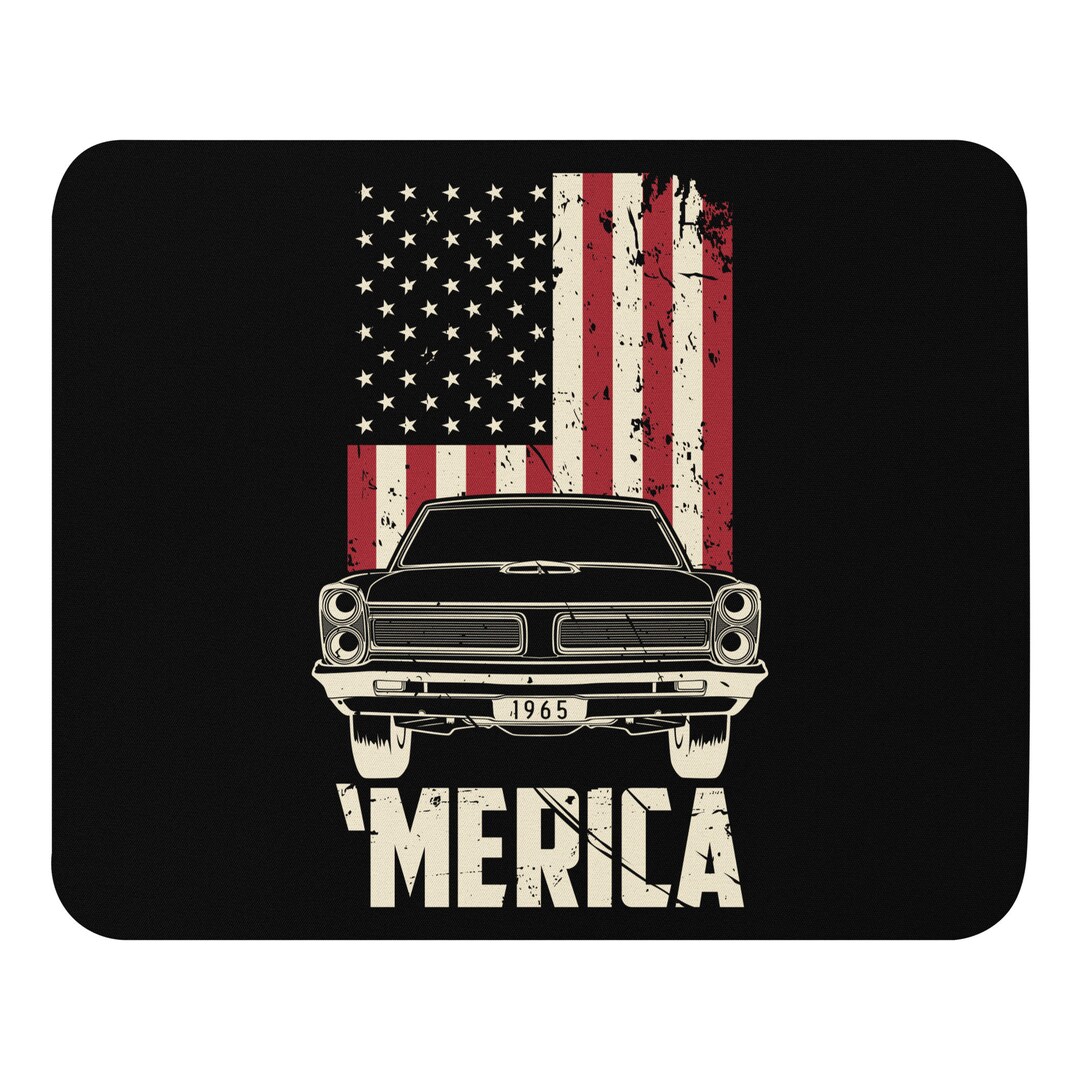1965 Pontiac GTO Car Art Muscle Car Mouse Pad, Pontiac GTO Gift, Gift ...