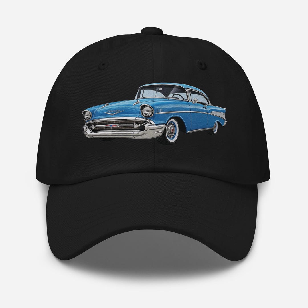 1957 Chevy Belair Custom Embroidered Dad Hat, Car Lover Gift - Etsy Canada