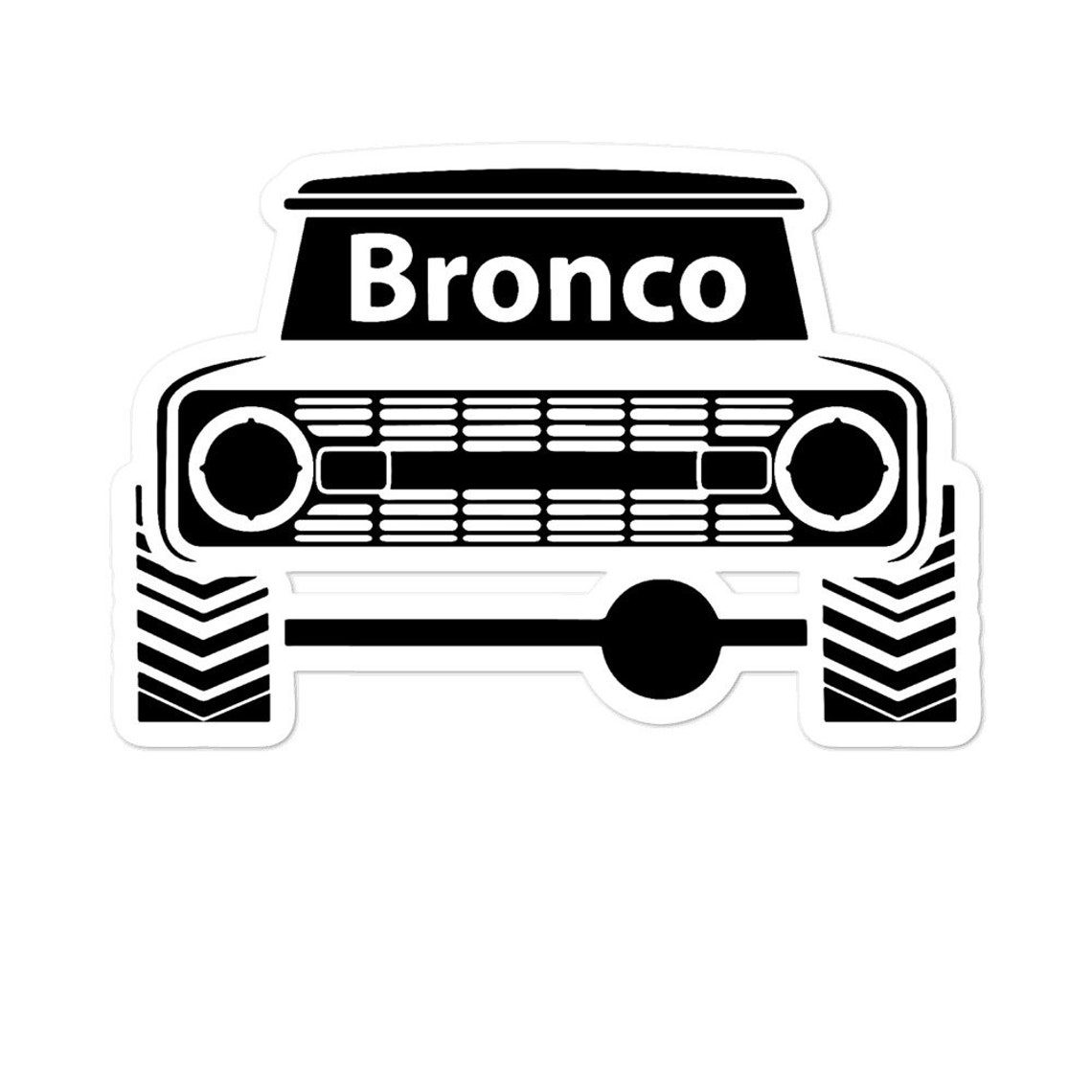 Ford Bronco Bubble-free Stickers Gift for Dad Bronco Truck - Etsy