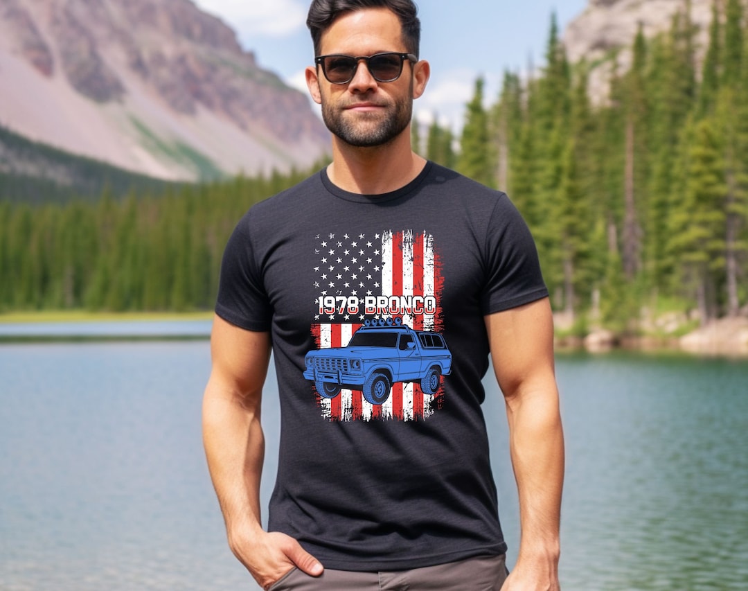 1978 Ford Bronco Truck Custom Design Short-sleeve Unisex T-shirt - Etsy