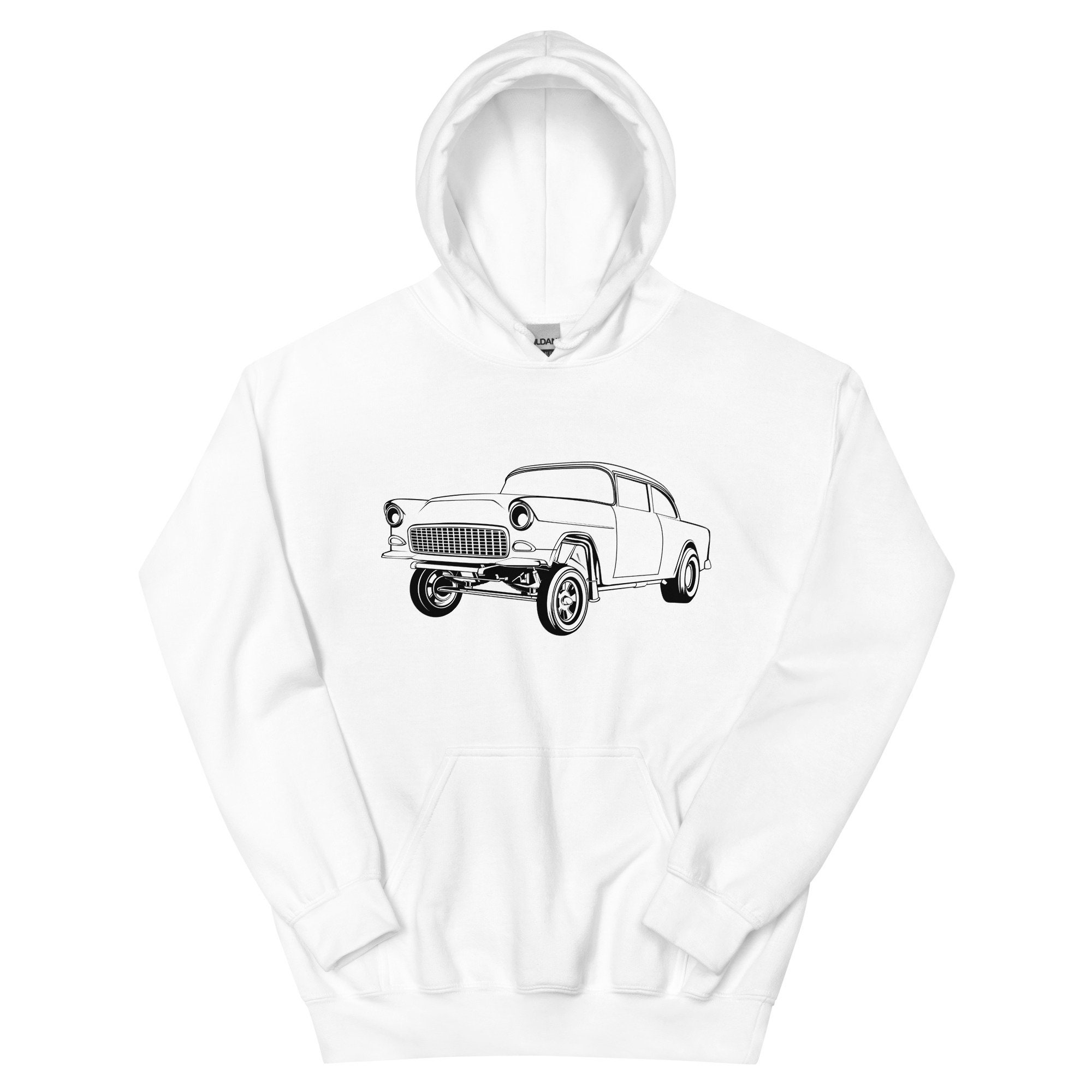 555657 Chevy Gasser Custom Race Car Hoodie Gift for Dad - Etsy
