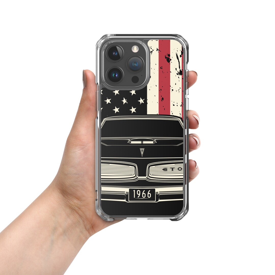 1966 Pontiac GTO Custom Clear Case for Iphone®, GTO Cell Phone Case ...