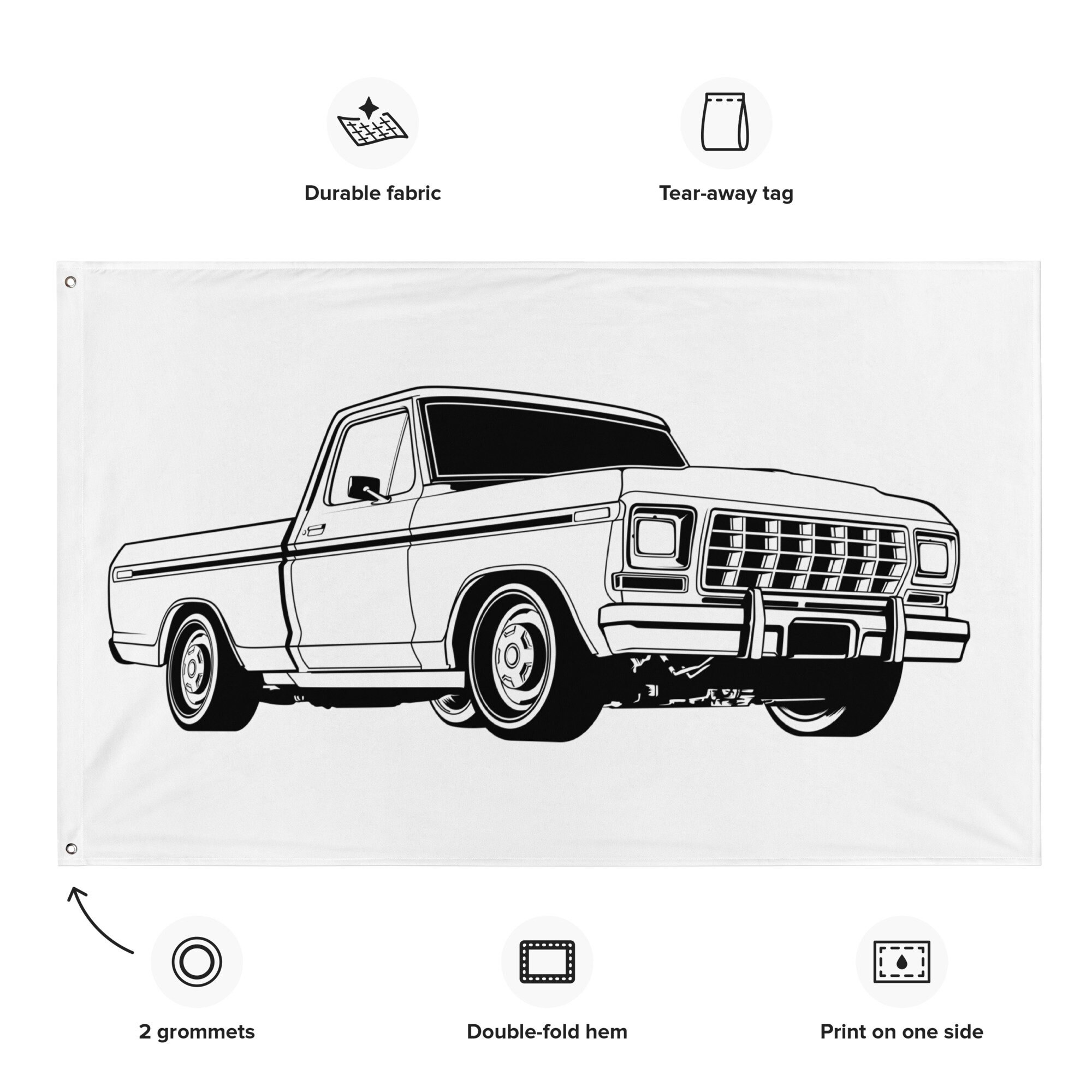 Ford Truck Drawing Side