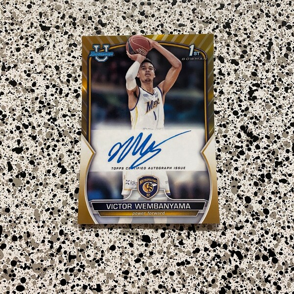 Victor Wembanyama Card - Etsy