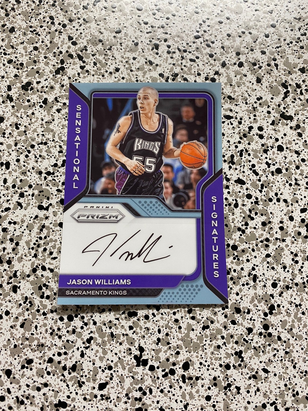 STICKER Jason Williams Prizm Auto Autograph STICKER. - Etsy