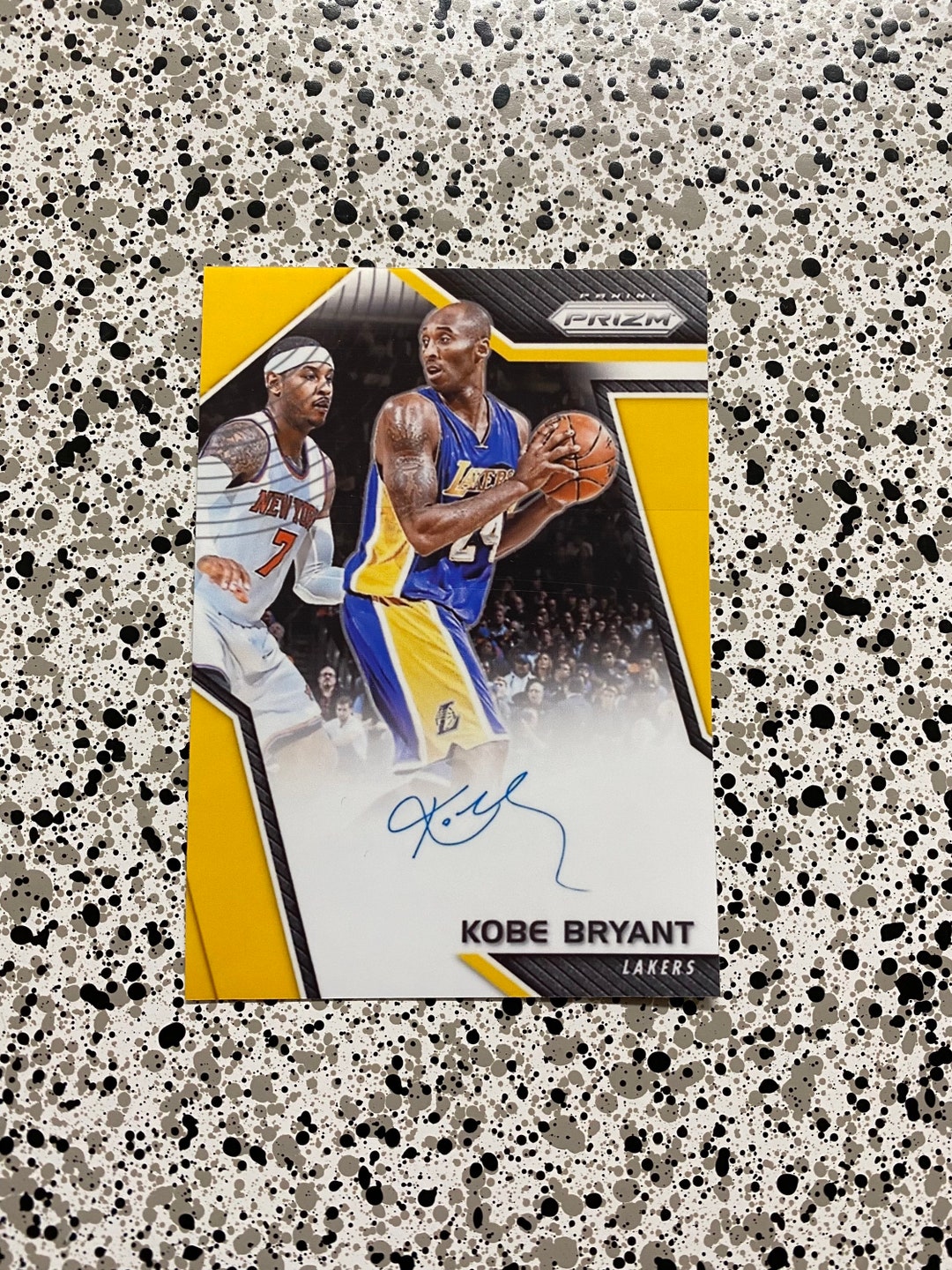 STICKER Kobe Bryant Auto Gold Prizm STICKER Lakers - Etsy