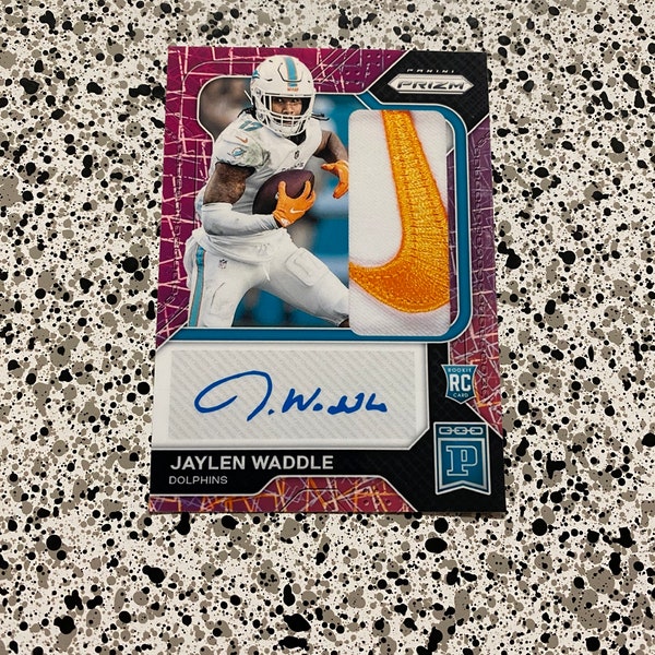 Jaylen Waddle Card Patch - Etsy