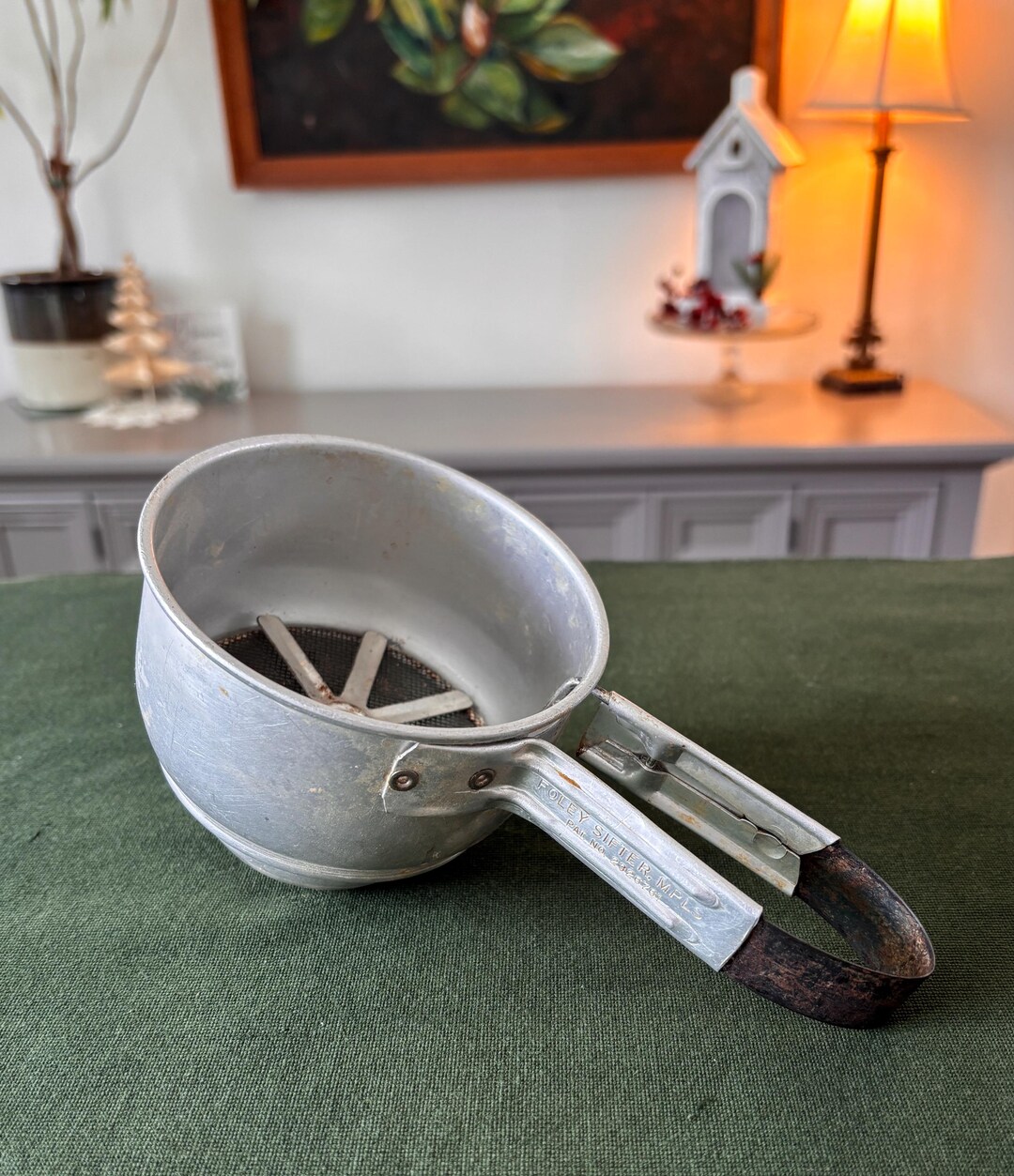 Vintage Foley Sifter/aluminum Flour Sifter/hand Held Sifter/ Squeeze ...