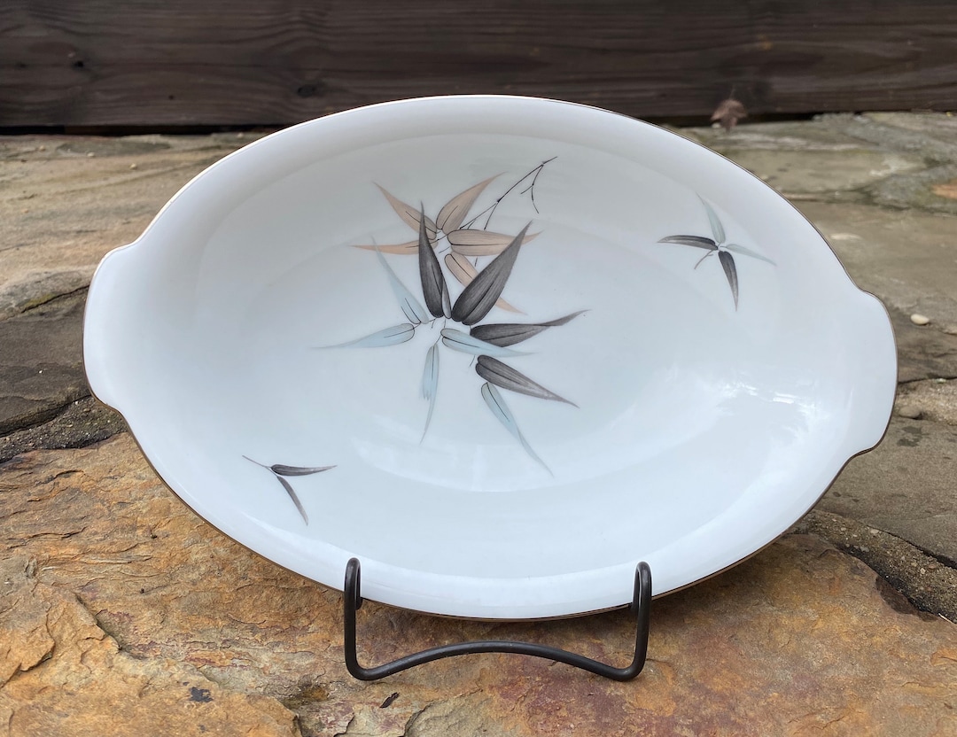 Sango Japan Serving Bowl/sasa Pattern/ Vegetable Dish/ Side Dish - Etsy