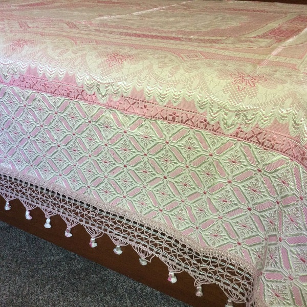 Pink Bedspread - Etsy