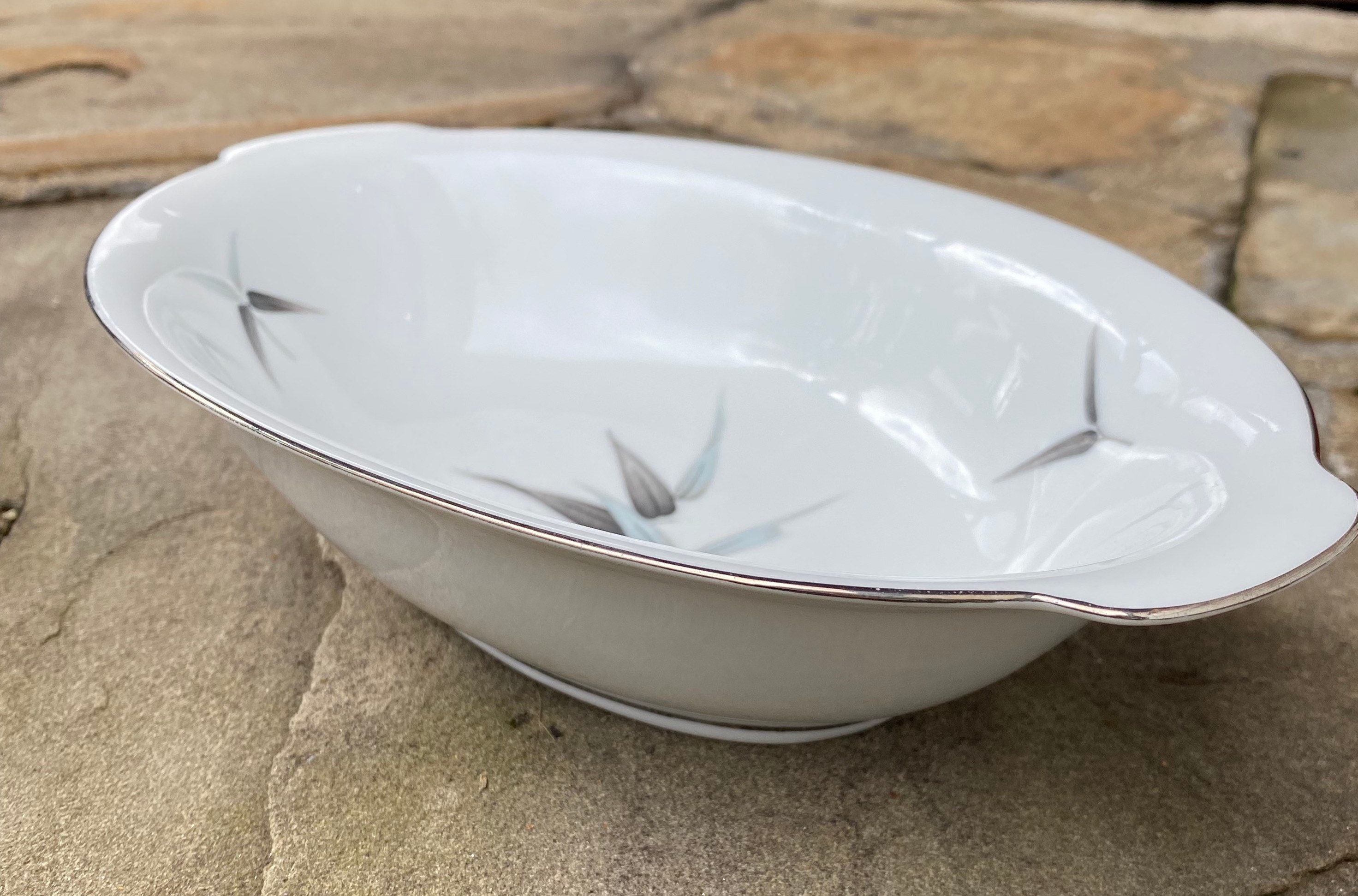 Sango Japan Serving Bowl/sasa Pattern/ Vegetable Dish/ Side Dish - Etsy