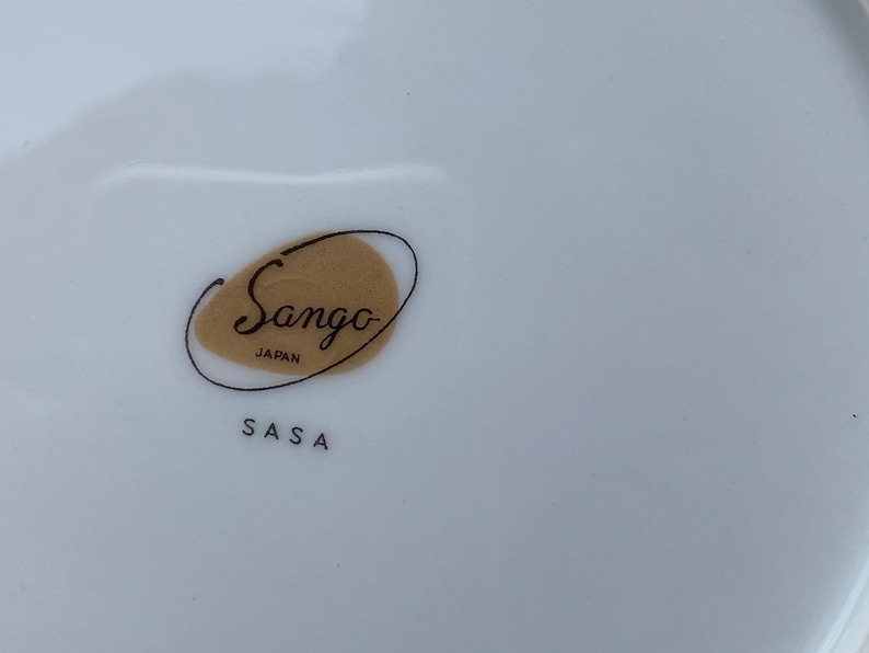 Sango Japan Serving Bowl/sasa Pattern/ Vegetable Dish/ Side Dish - Etsy