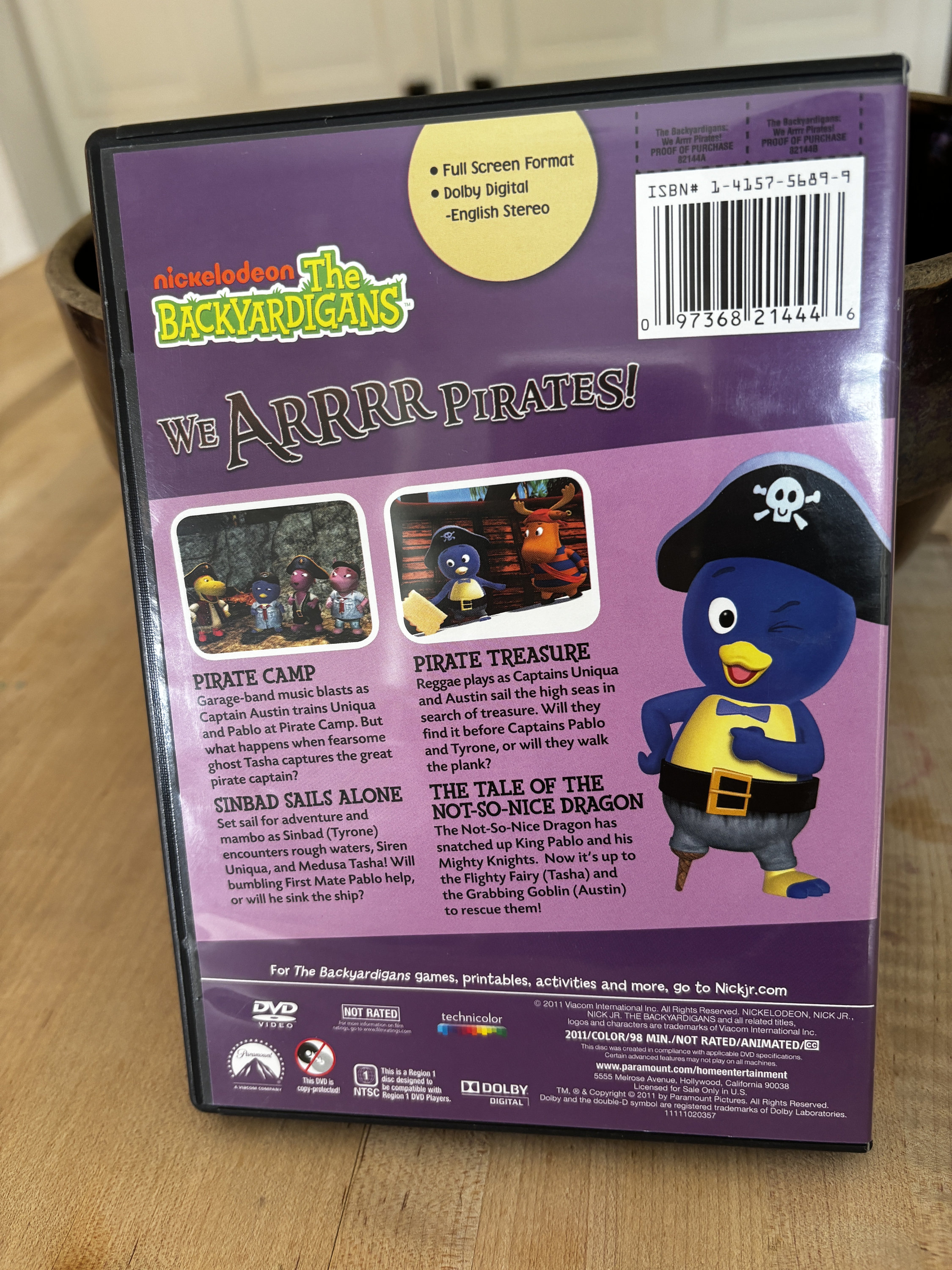 Vintage Two Used Nickelodeon the Backyardigans Dvds Its Great to Be a ...
