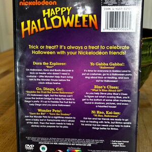 Vintage Two Used Nickelodeon Halloween Dvds Happy Halloween and Doras ...