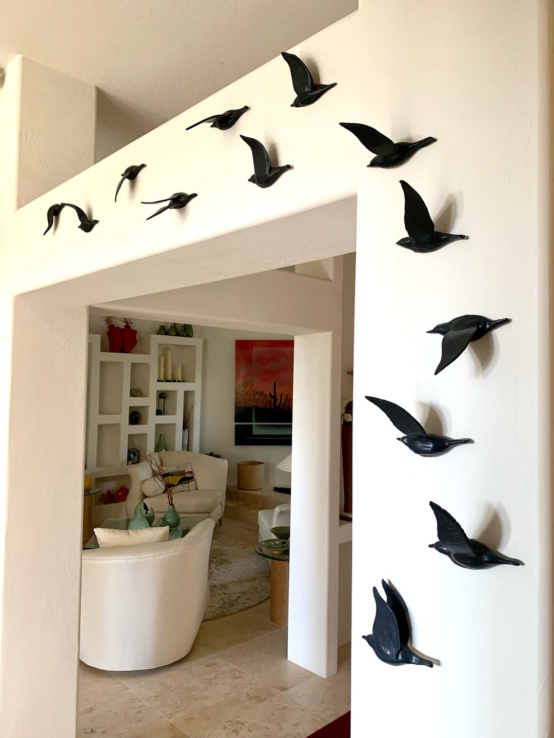 Flying Birds Wall Art - Etsy