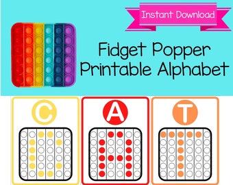 Printable Colorful Alphabet - Etsy