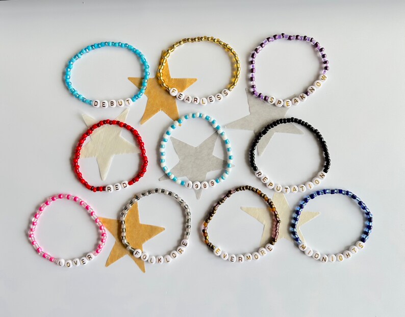 Eras Tour Friendship Bracelets Eras Tour Album Bracelets - Etsy