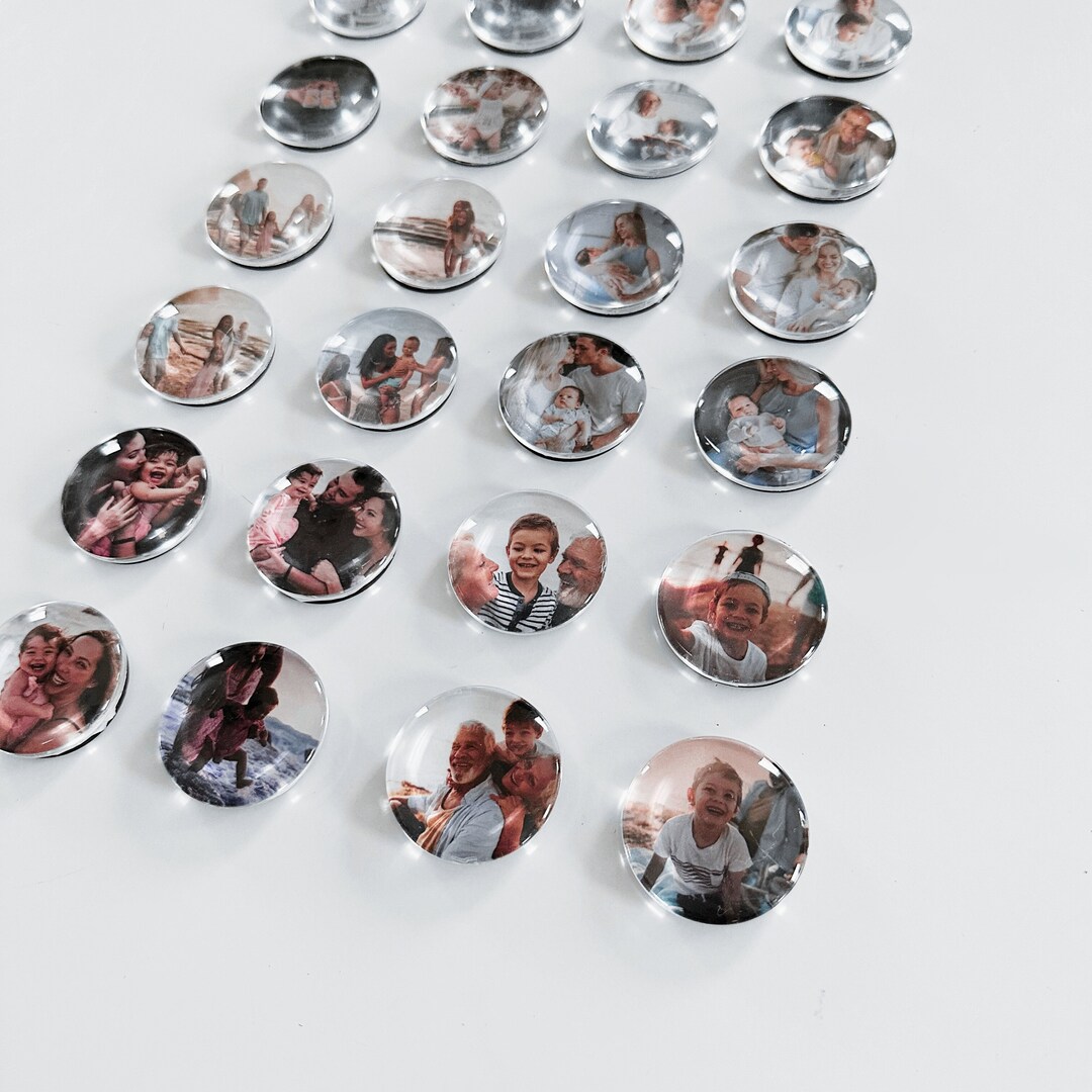 Custom Glass Photo Magnets | Fridge Magnets Personalized Refrigerator ...