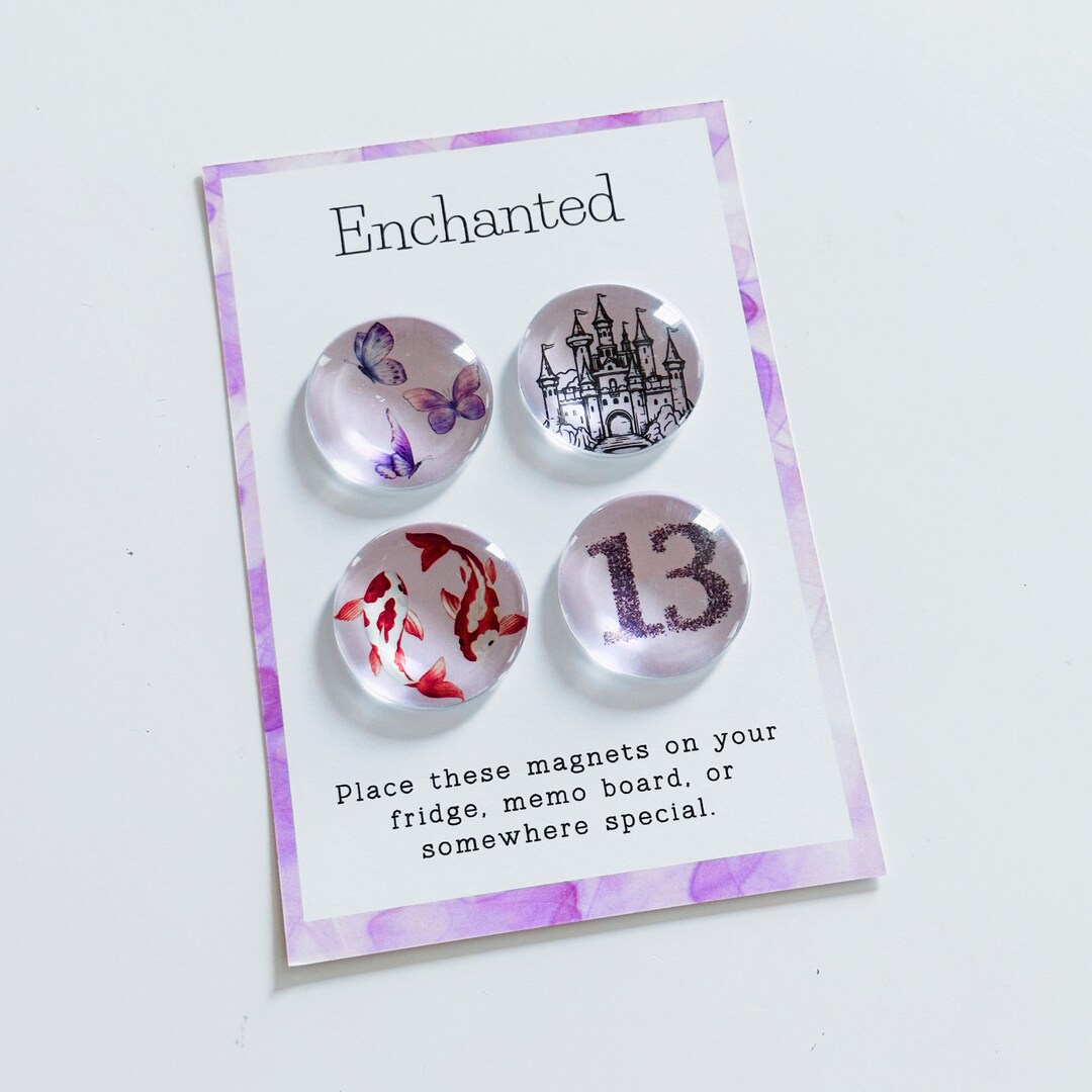 Eras Magnet Set of 4 - Enchanted | Eras Party | Eras Party Favor| Album ...