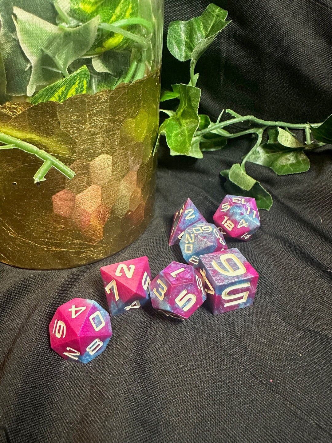 Bubble Gum Burst Dice Set - Etsy