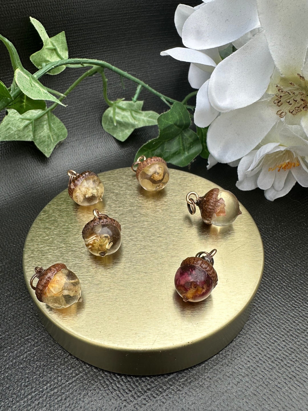 Acorn Charms - Etsy
