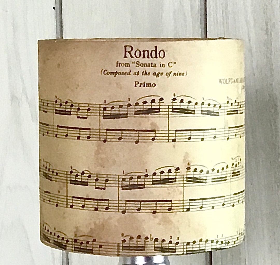 Handmade Musical Notation Shades - Etsy