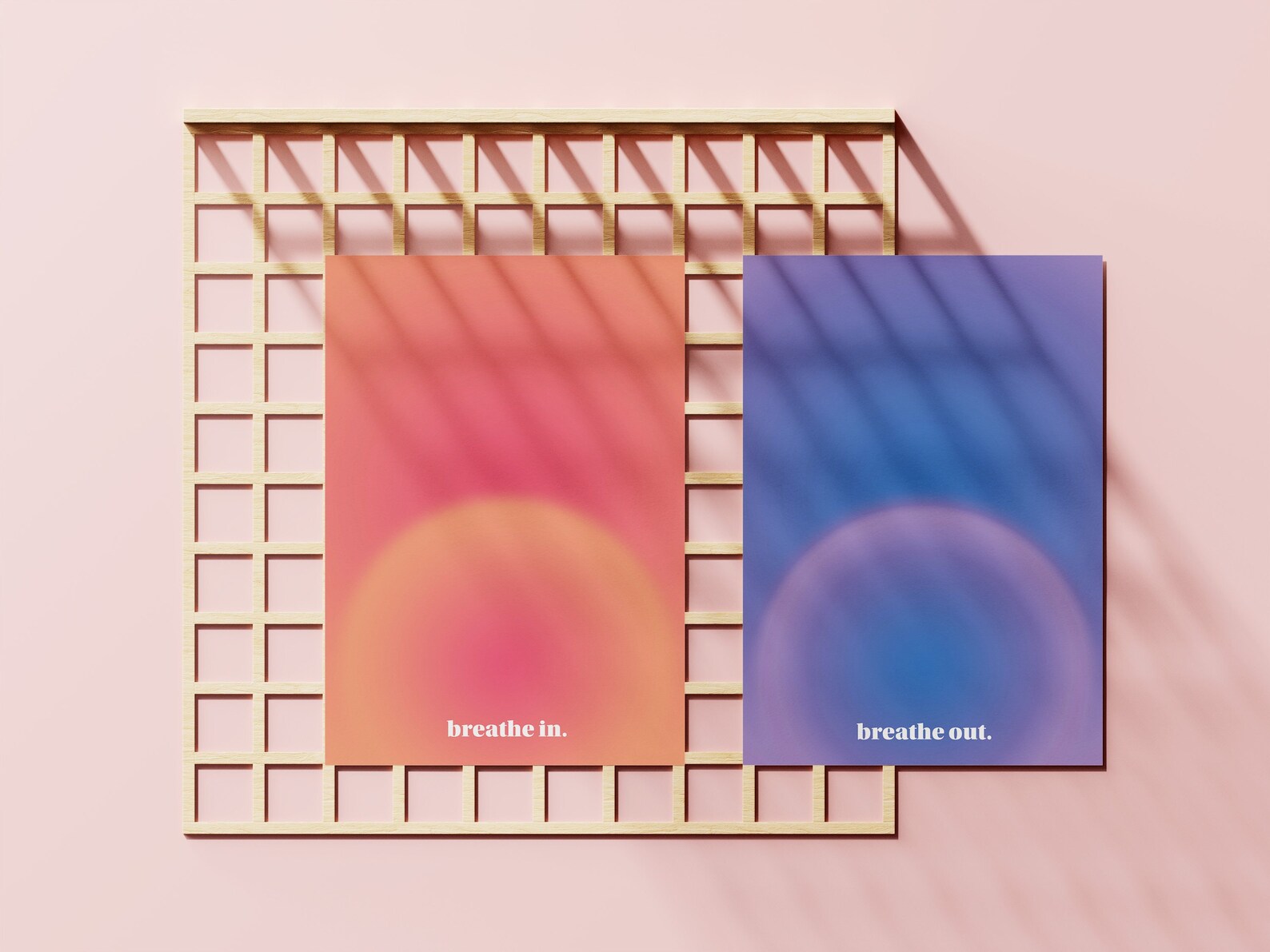 Breathe In, Breathe Out Affirmation Art | Blue Spiritual Aura ...