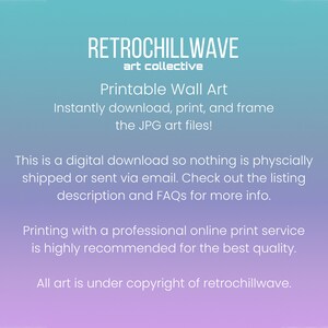 Neon Jungle Photo Wall Art | Glow Wave | Neon Wave | Printable Digital Download | 1 - Etsy