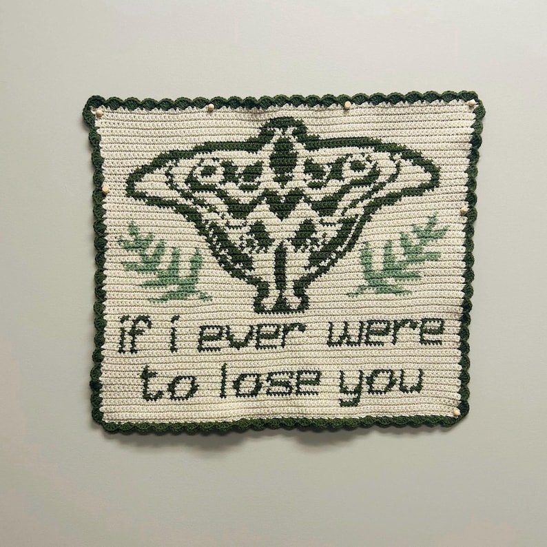 Ellie's Moth Crochet Tapestry Pattern / Wall Hanging / Wall Art ...