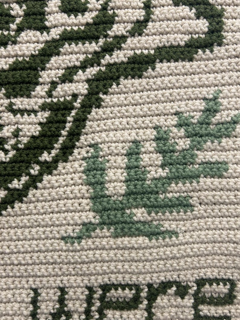 Ellie's Moth Crochet Tapestry Pattern / Wall Hanging / Wall Art ...