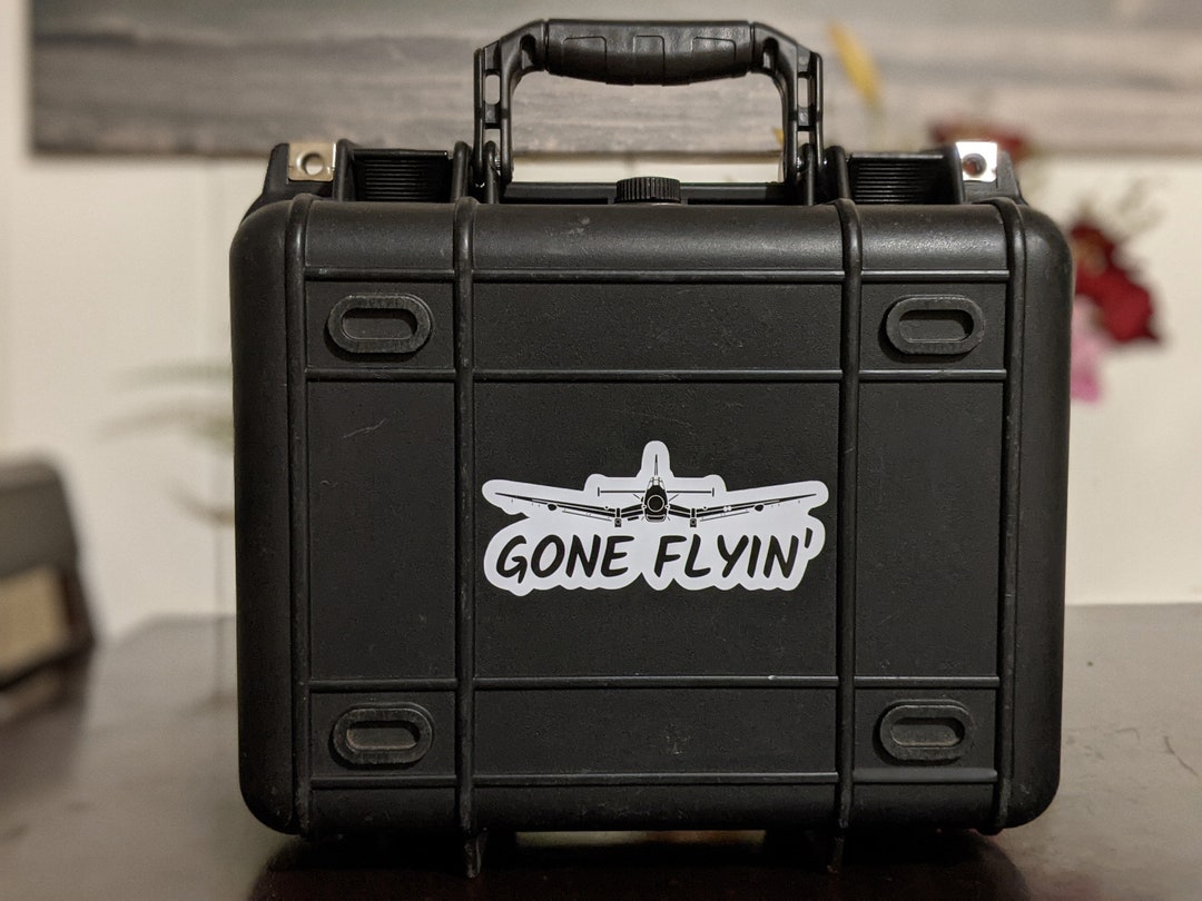 GONE FLYIN' Die-cut Waterproof Sticker (2x5") - Etsy